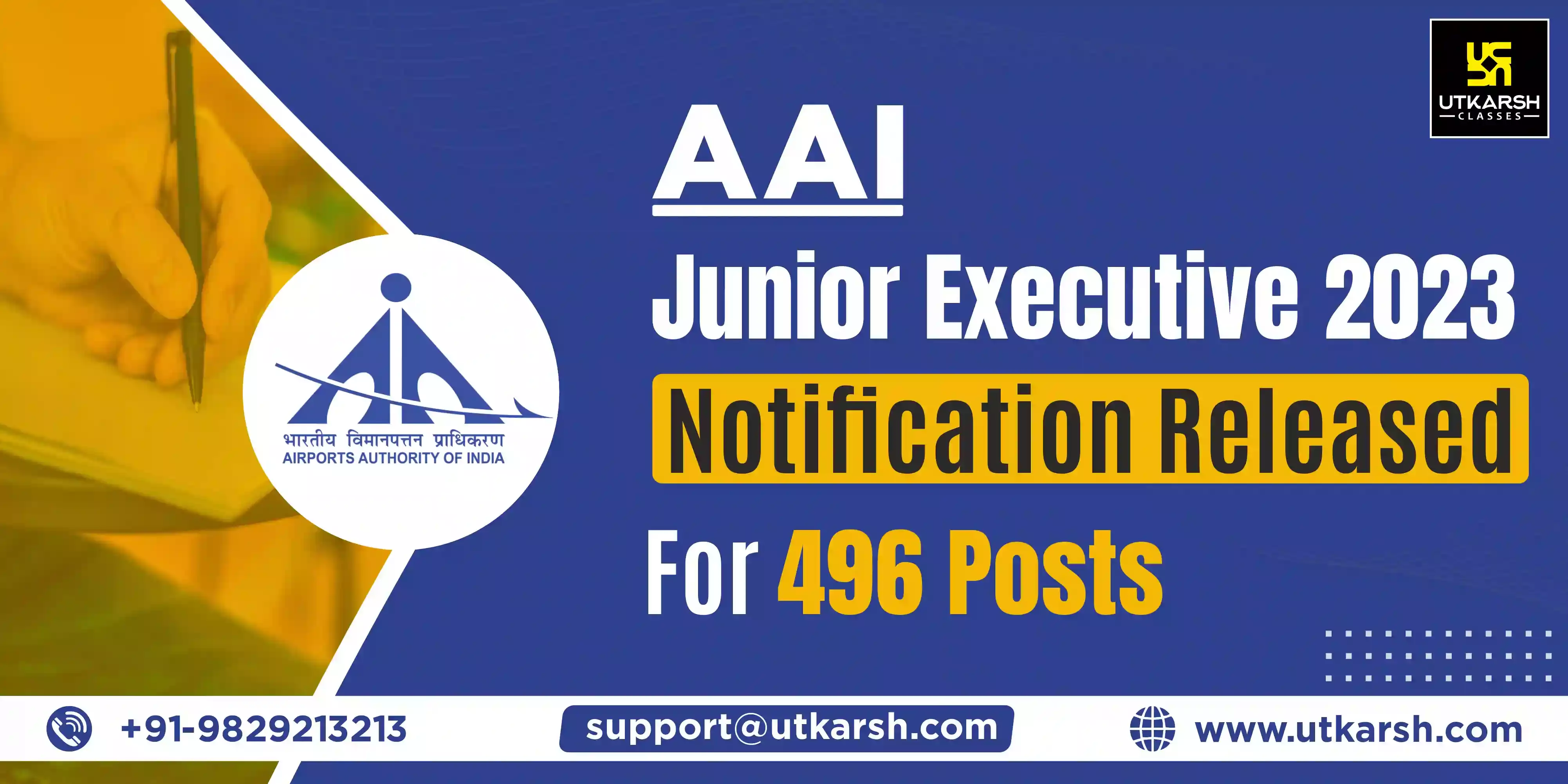(Out) AAI Jr. Executive Notification 2023: Apply By 30 Nov