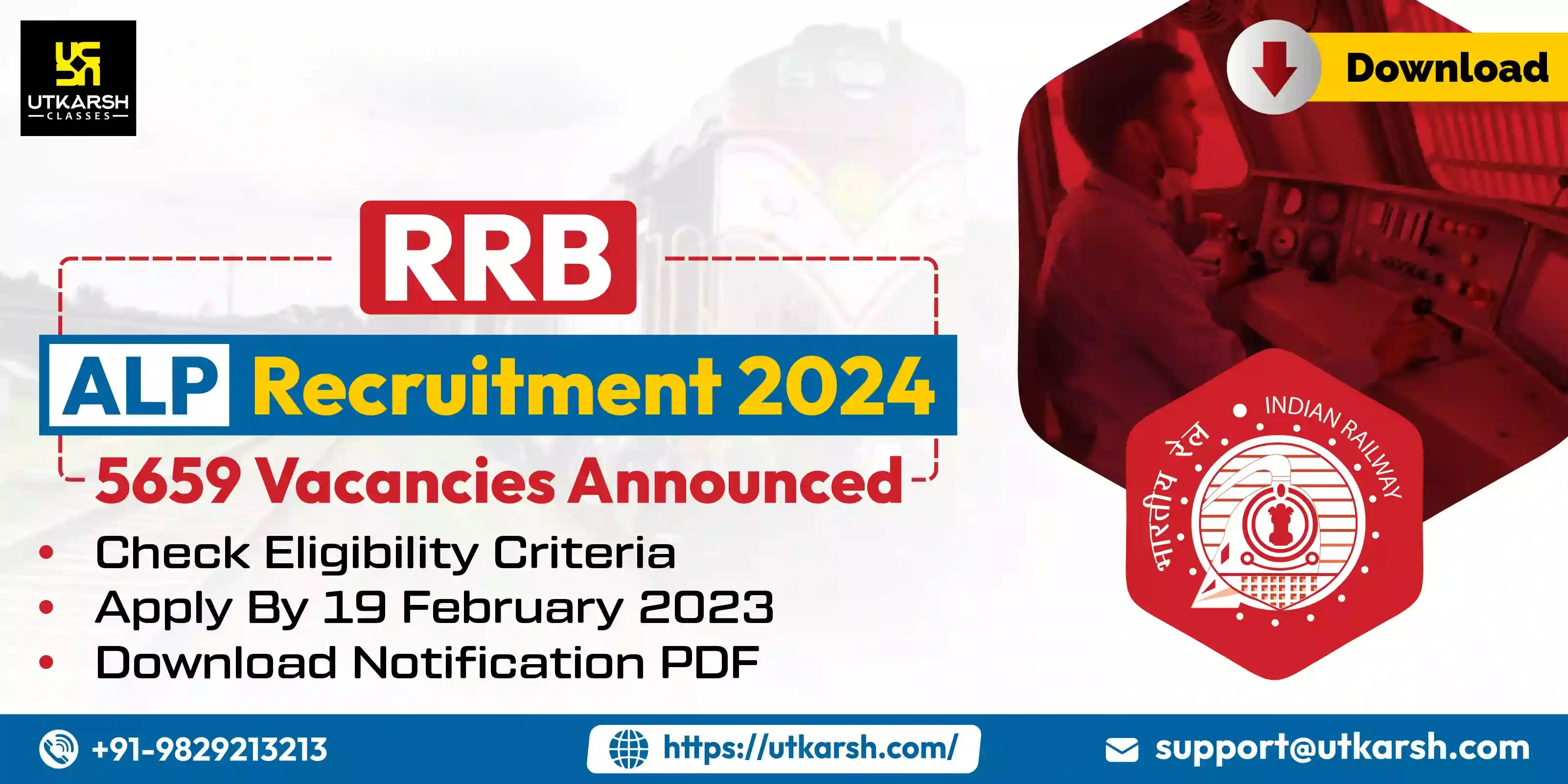 RRB ALP Notification 2024 (OUT) - Apply by 19 Feb 2024